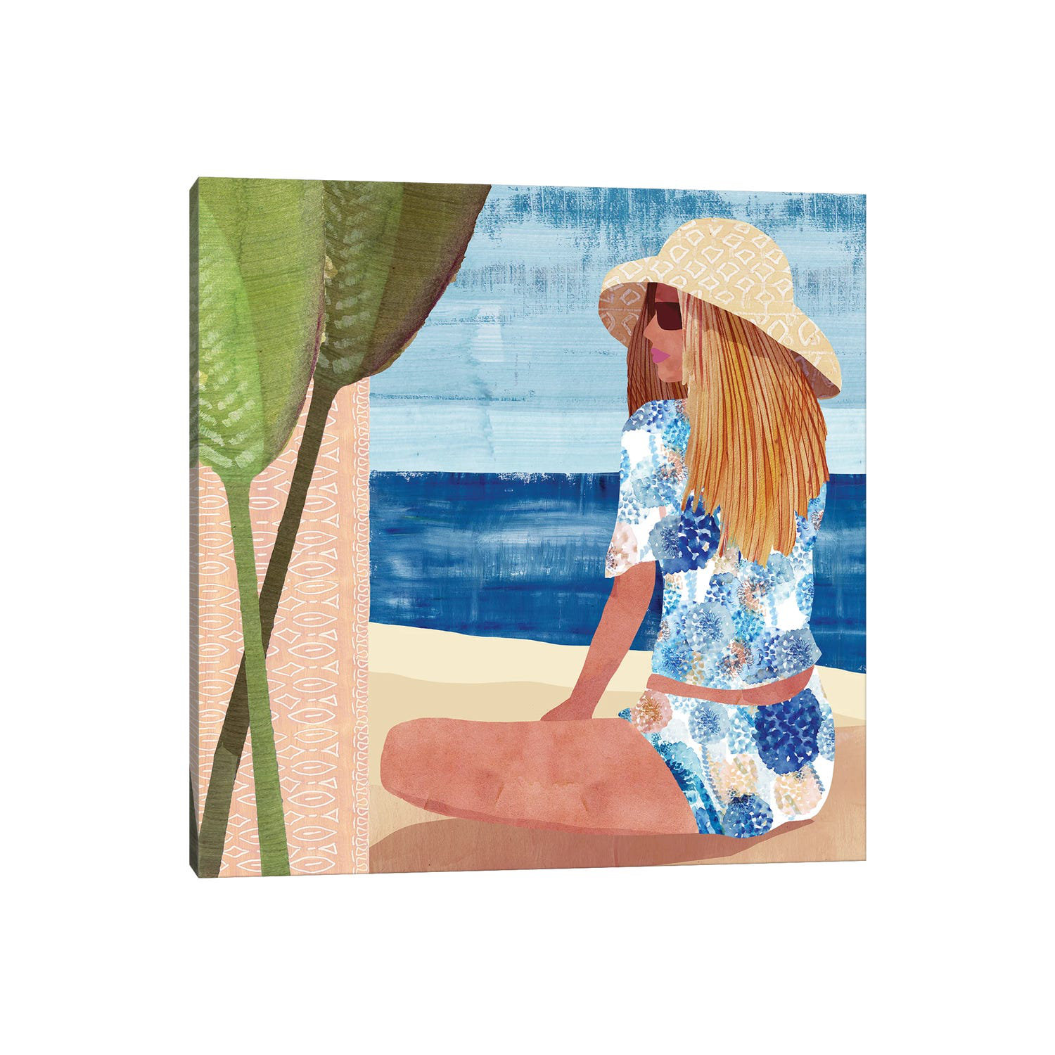 East Urban Home Formentera II by Flora Kouta - Wrapped Canvas Gallery ...